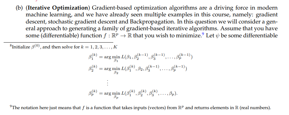 Solved B Iterative Optimization Gradient Based 8614