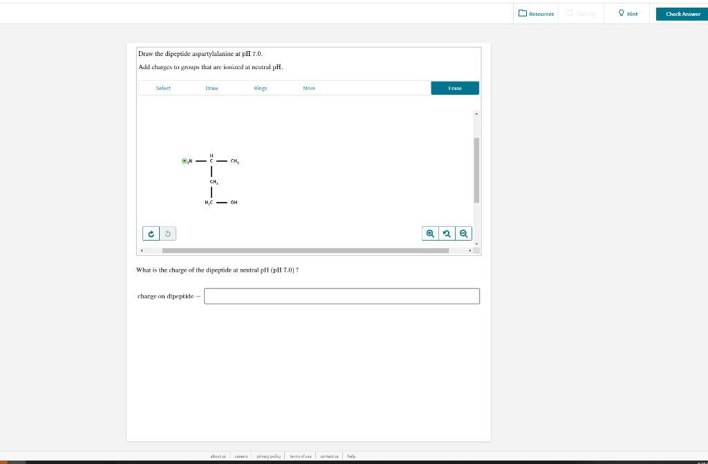 Solved Resources Give Up Hint Check Answer Draw the | Chegg.com