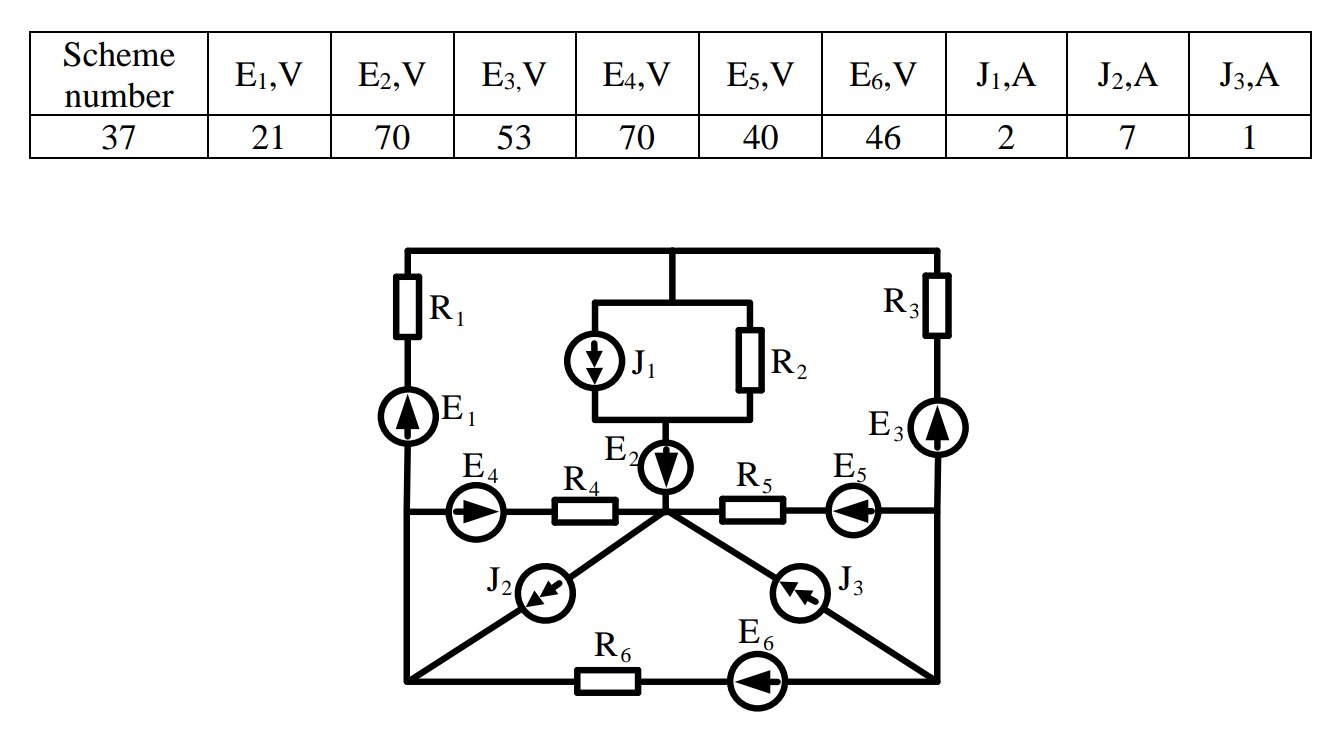 Solved Task 1: Determine the currents (I) and voltages (V) | Chegg.com
