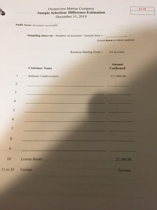 Calculation of Sample Size: Difference Estimation | Chegg.com