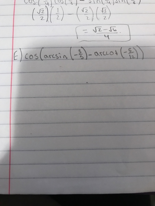 Solved Find the exact value of the expression | Chegg.com