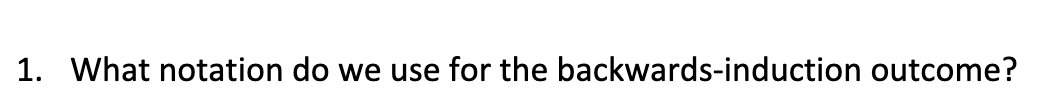 Solved 1. What notation do we use for the | Chegg.com