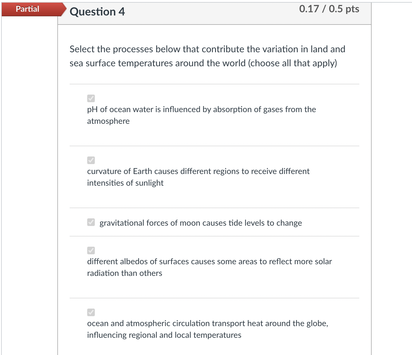 Solved Question 4Select the processes below that contribute | Chegg.com