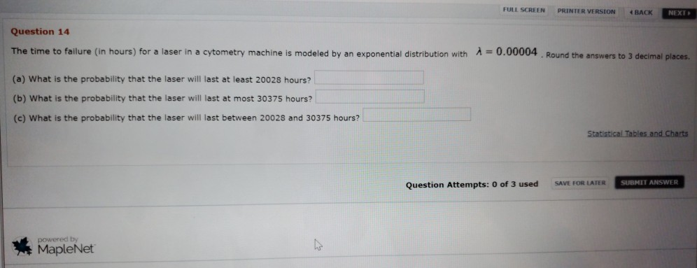 Solved FULL SCREEN PRINTER VERSION BACK NEXT Question 14 The | Chegg.com