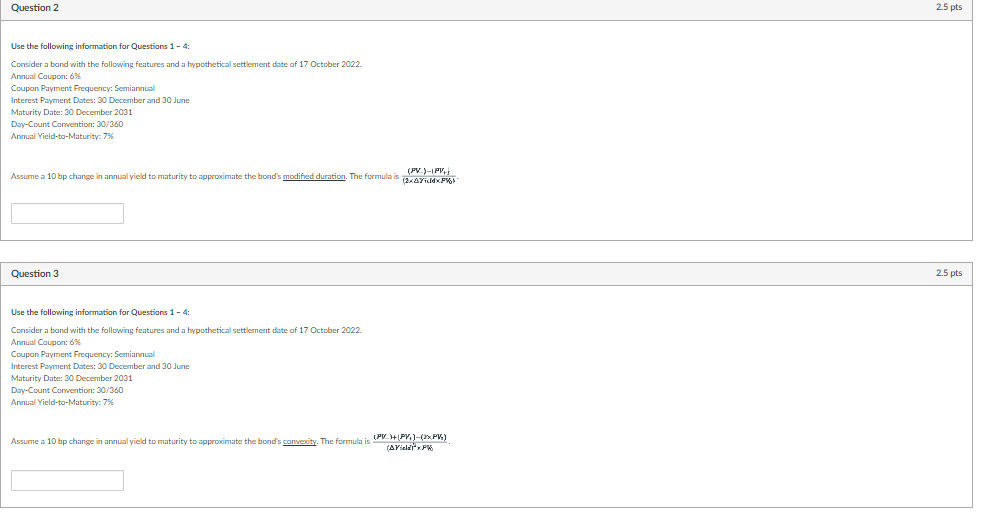 Solved Question 2Use the following information for Questions | Chegg.com