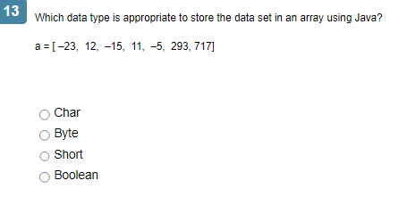 Solved Which data type is appropriate to store the data set | Chegg.com