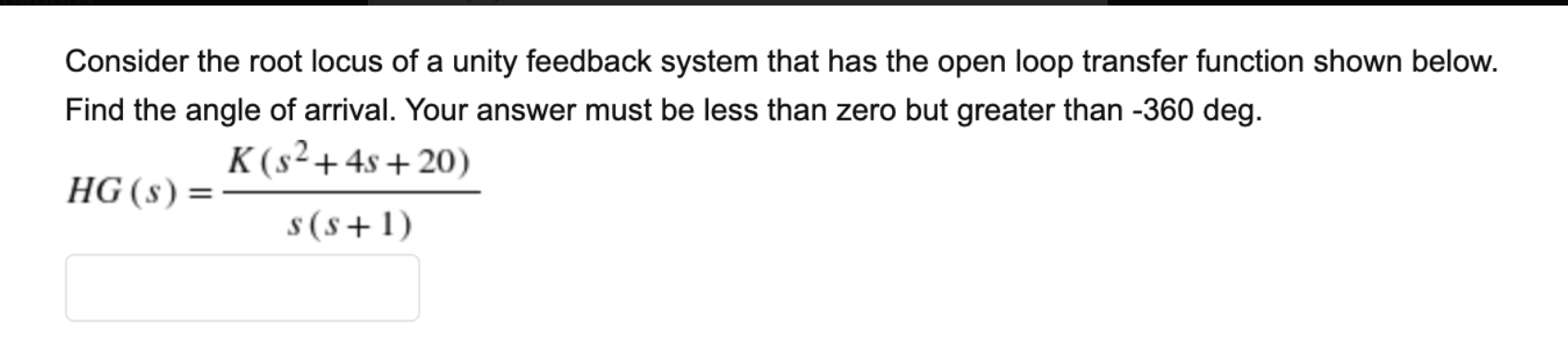Solved Consider the root locus of a unity feedback system | Chegg.com