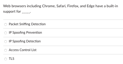 Solved Web browsers including Chrome, Safari, Firefox, and | Chegg.com