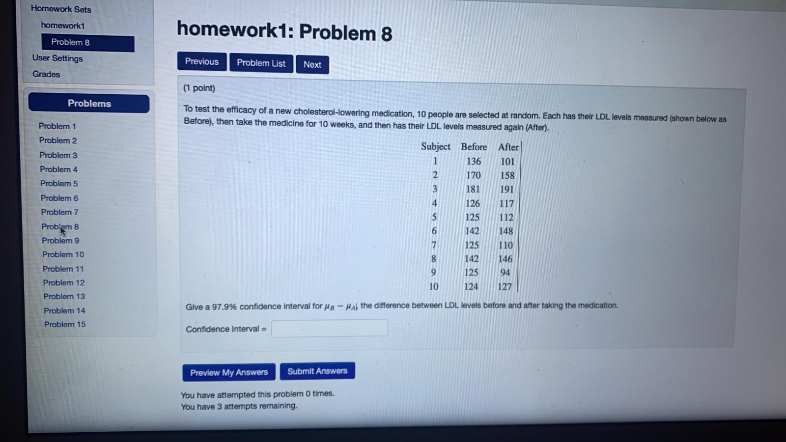 Solved Homework Sets homework1 homework1: Problem 8 Problem | Chegg.com