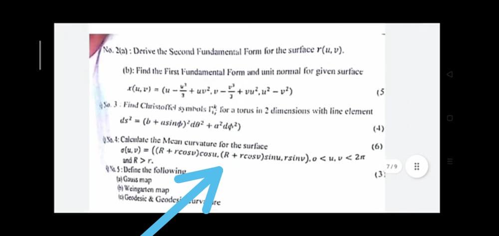 Solved No. 2a): Derive the Second Fundamental Form for the | Chegg.com