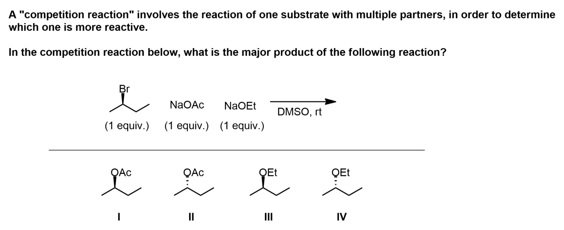 Solved A "competition reaction" involves the reaction of one | Chegg.com