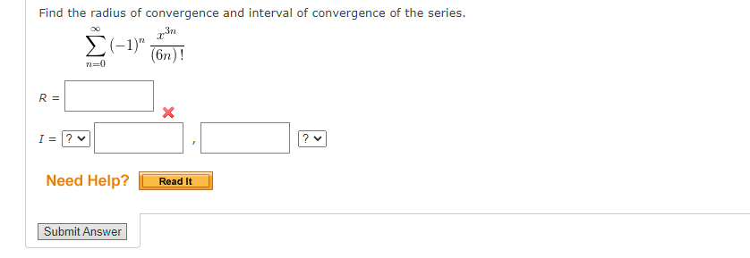 Solved Find the radius of convergence and interval of | Chegg.com