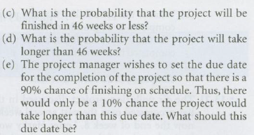 Solved A project was planned using PERT with three time | Chegg.com