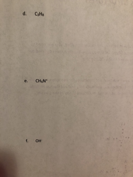Solved Draw the Lewis electron dot structure’s for the | Chegg.com