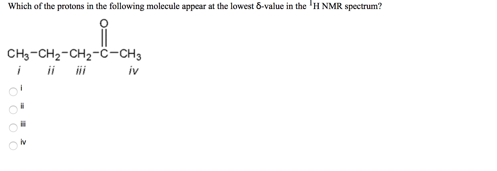 Solved Which of the protons in the following molecule appear | Chegg.com