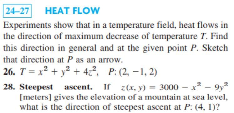Solved Experiments show that in a temperature field, heat | Chegg.com