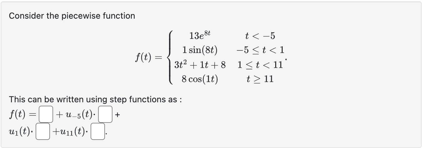 Solved Consider the piecewise | Chegg.com