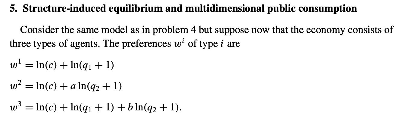 Solved 5. Structure-induced equilibrium and multidimensional | Chegg.com