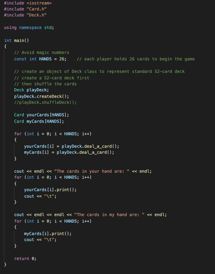 Solved Problem Statement Write a program that plays a simple | Chegg.com