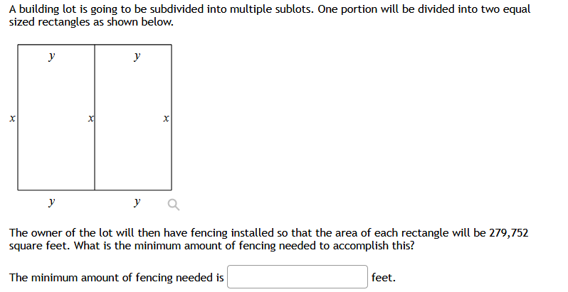 Solved A building lot is going to be subdivided into | Chegg.com