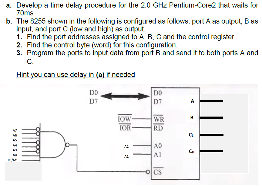 Solved a. ﻿Develop a time delay procedure for the 2.0GHz | Chegg.com