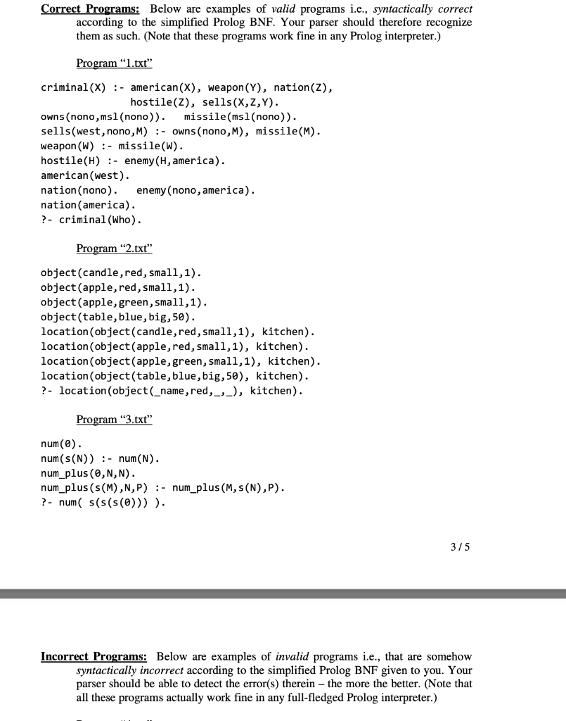Solved Project Overview: In this project, you are to | Chegg.com