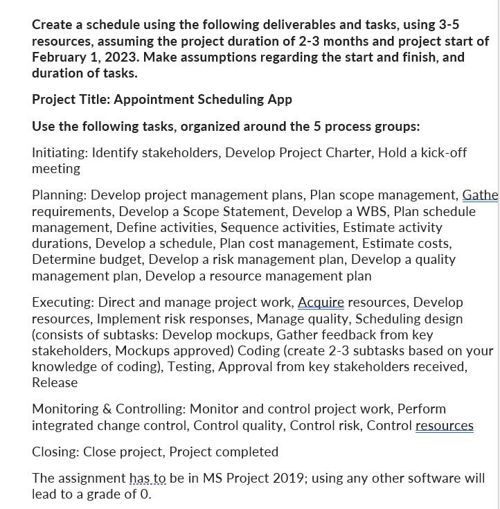 Solved IT Project Management Using PMP = = = = = = = = = | Chegg.com