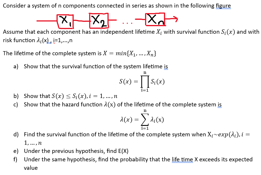 Solved Assume that each component has an independent | Chegg.com