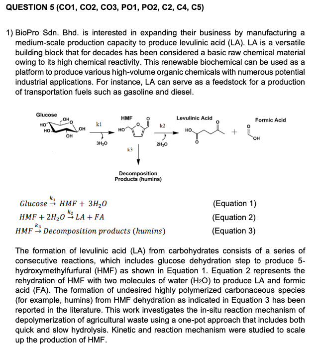Solved QUESTION 5 (C01, CO2, CO3, PO1, PO2, C2, C4, C5) 1) | Chegg.com