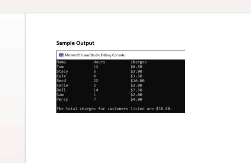 Solved Instructions Write a C\# application that determines | Chegg.com