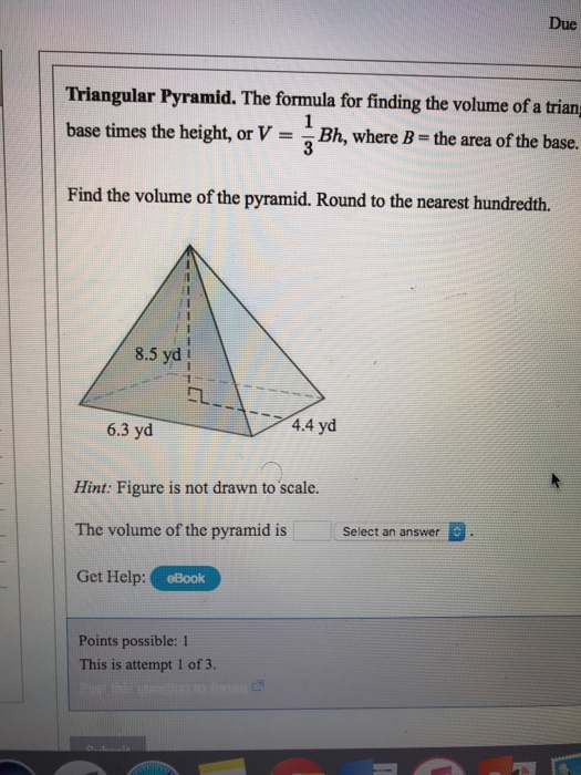 Volume Of A Triangular Pyramid Formula