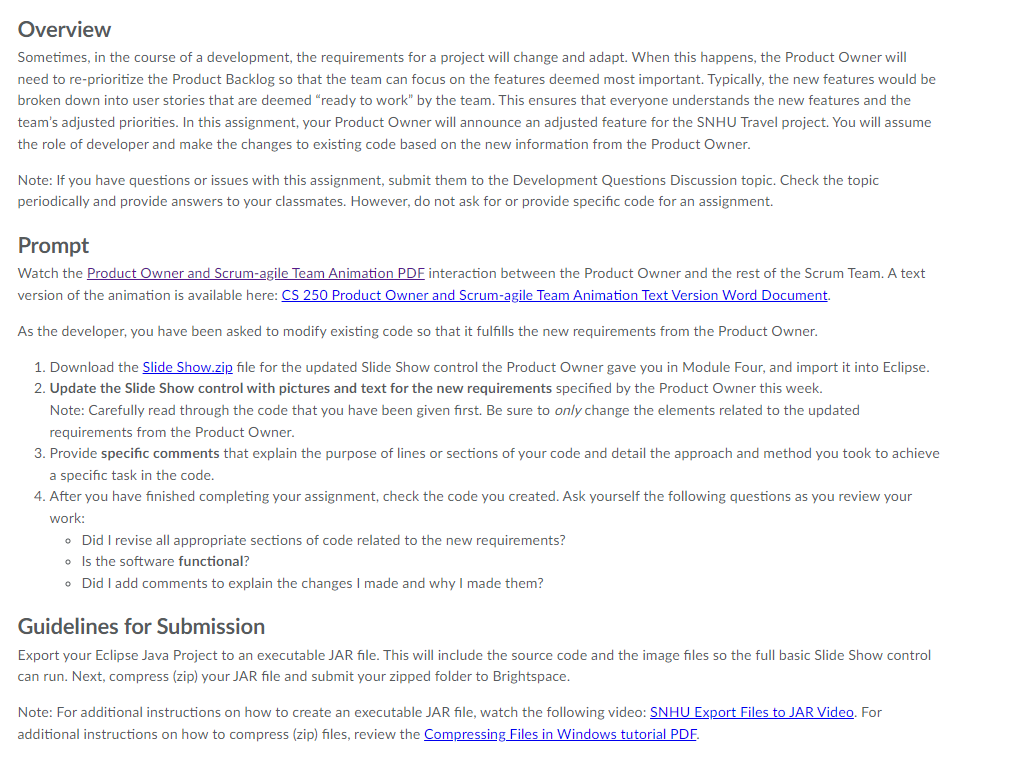 Solved Overview Sometimes, in the course of a development, | Chegg.com