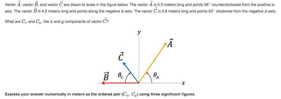 Solved Vector A, vector B, and vector C are drawn to scale | Chegg.com