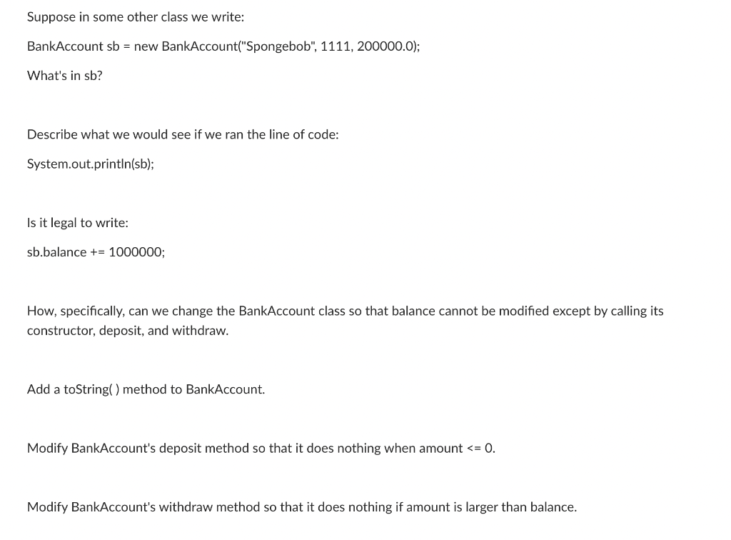 Solved Work in groups of up to 5 to answer each of the | Chegg.com