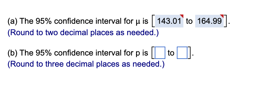 Solved Find the 95% z-interval or t-interval for the | Chegg.com