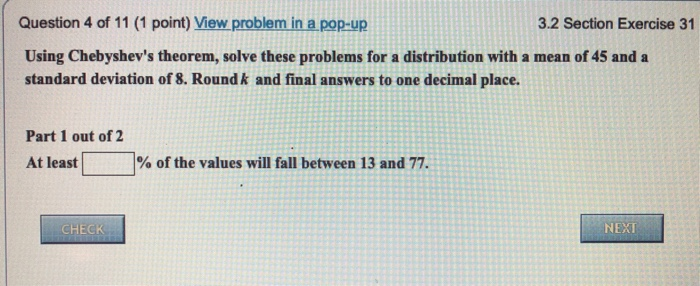 Solved Question 5 of 11 (1 point) View problem in a pop-up | Chegg.com
