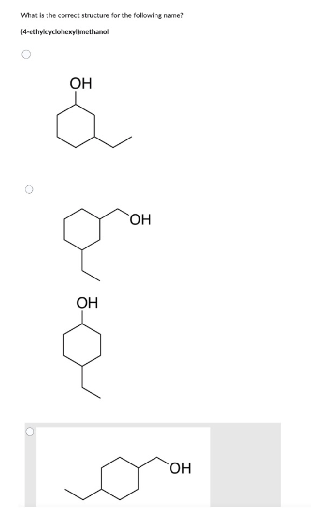 What is the correct structure for the following name? | Chegg.com