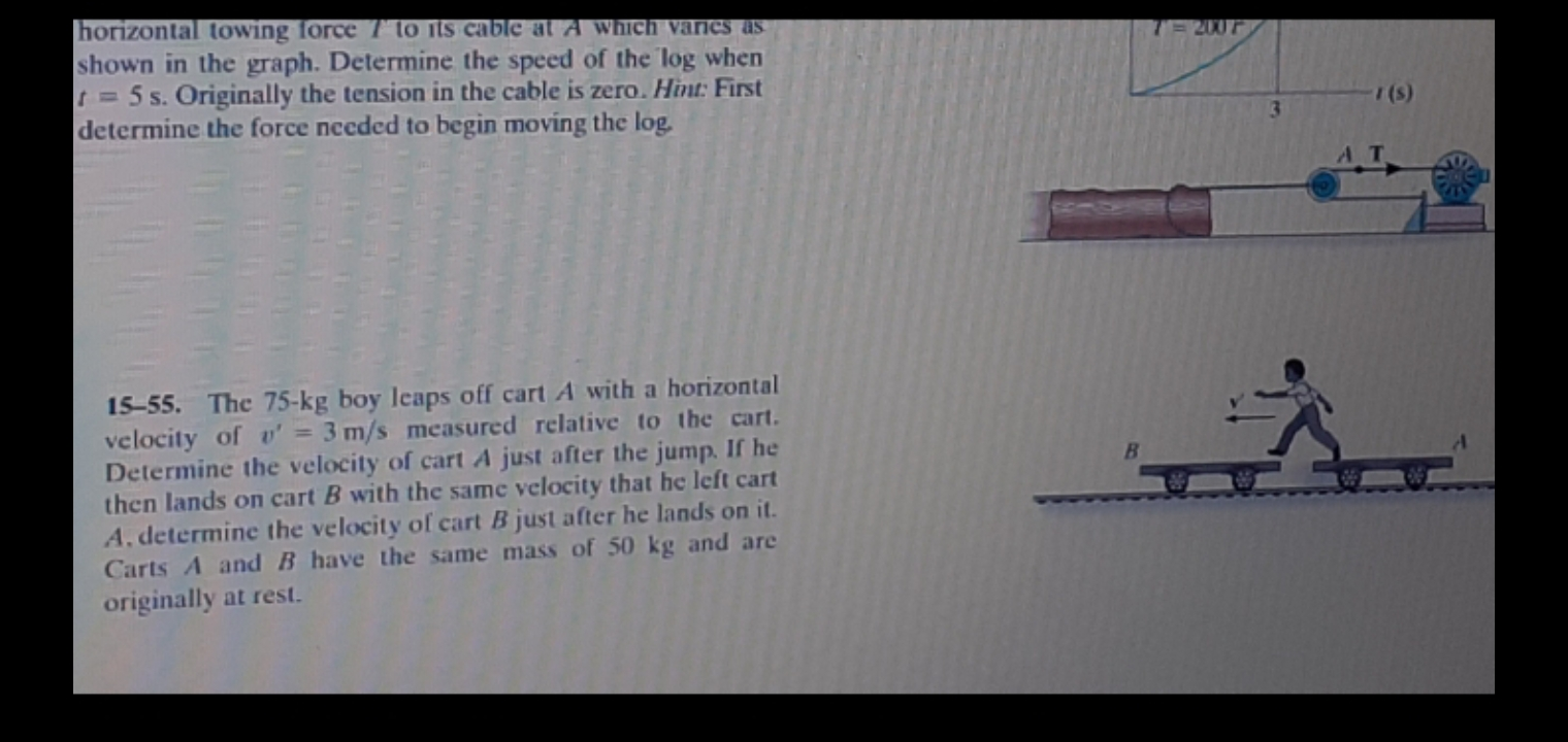 Solved 2007 horizontal towing force to its cable at A which | Chegg.com