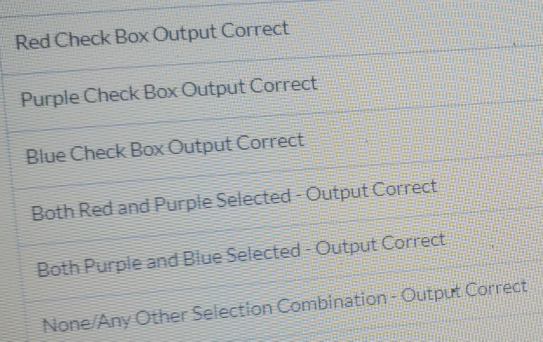 Solved Write a program with three checkboxes and a circle | Chegg.com