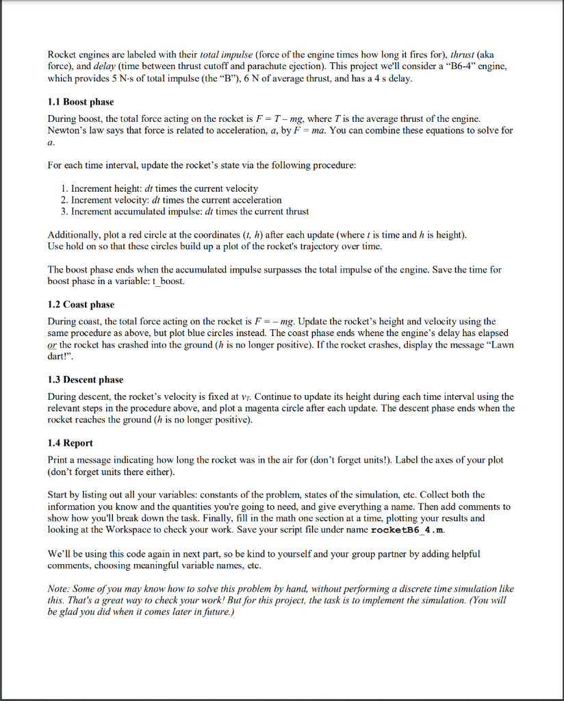 Solved Objectives Completing this project will solidify your | Chegg.com