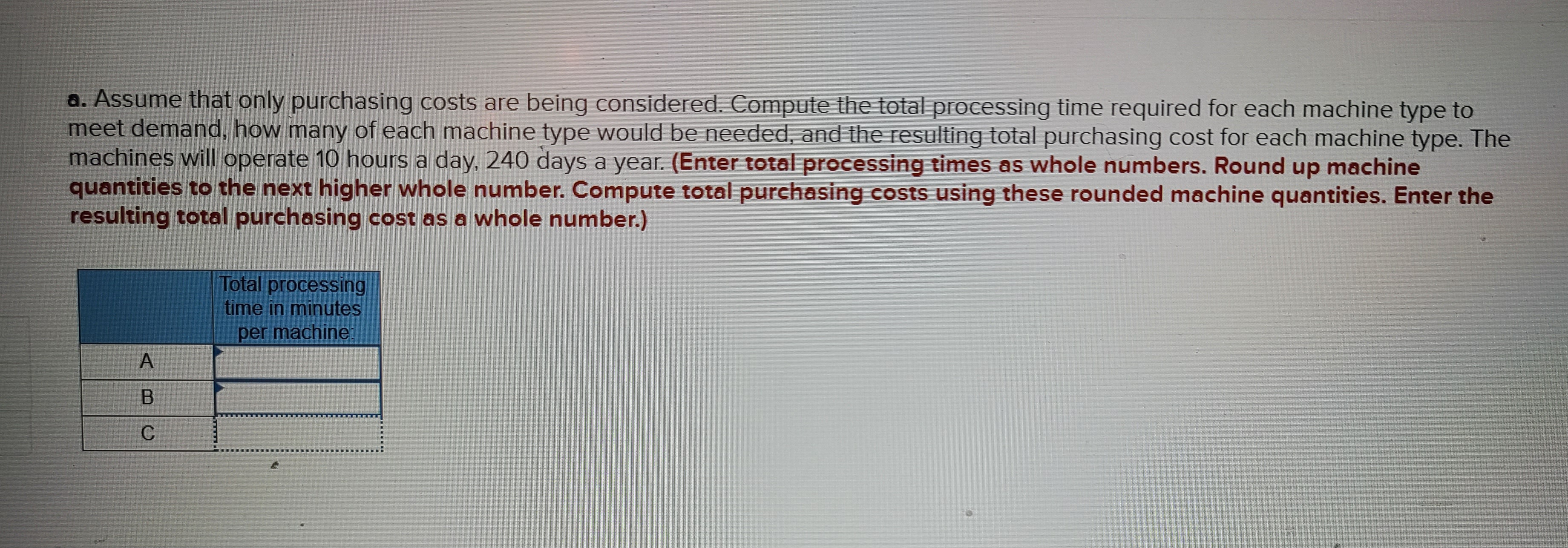 Solved A manager must decide which type of machine to buy, | Chegg.com