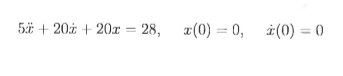 Solved part a: solve the ODE using Laplace transform | Chegg.com