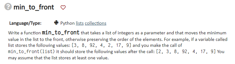 Solved Language/Type: Python lists collections Write a | Chegg.com