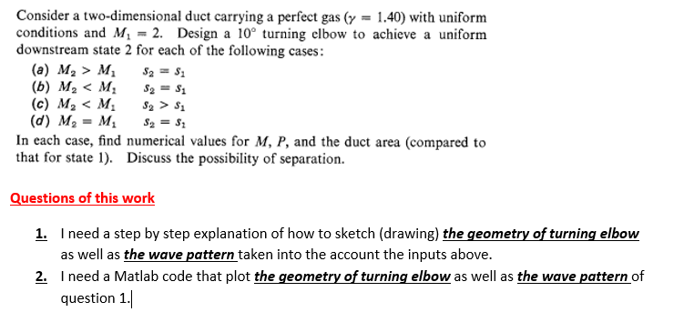 Solved Consider a two-dimensional duct carrying a perfect | Chegg.com