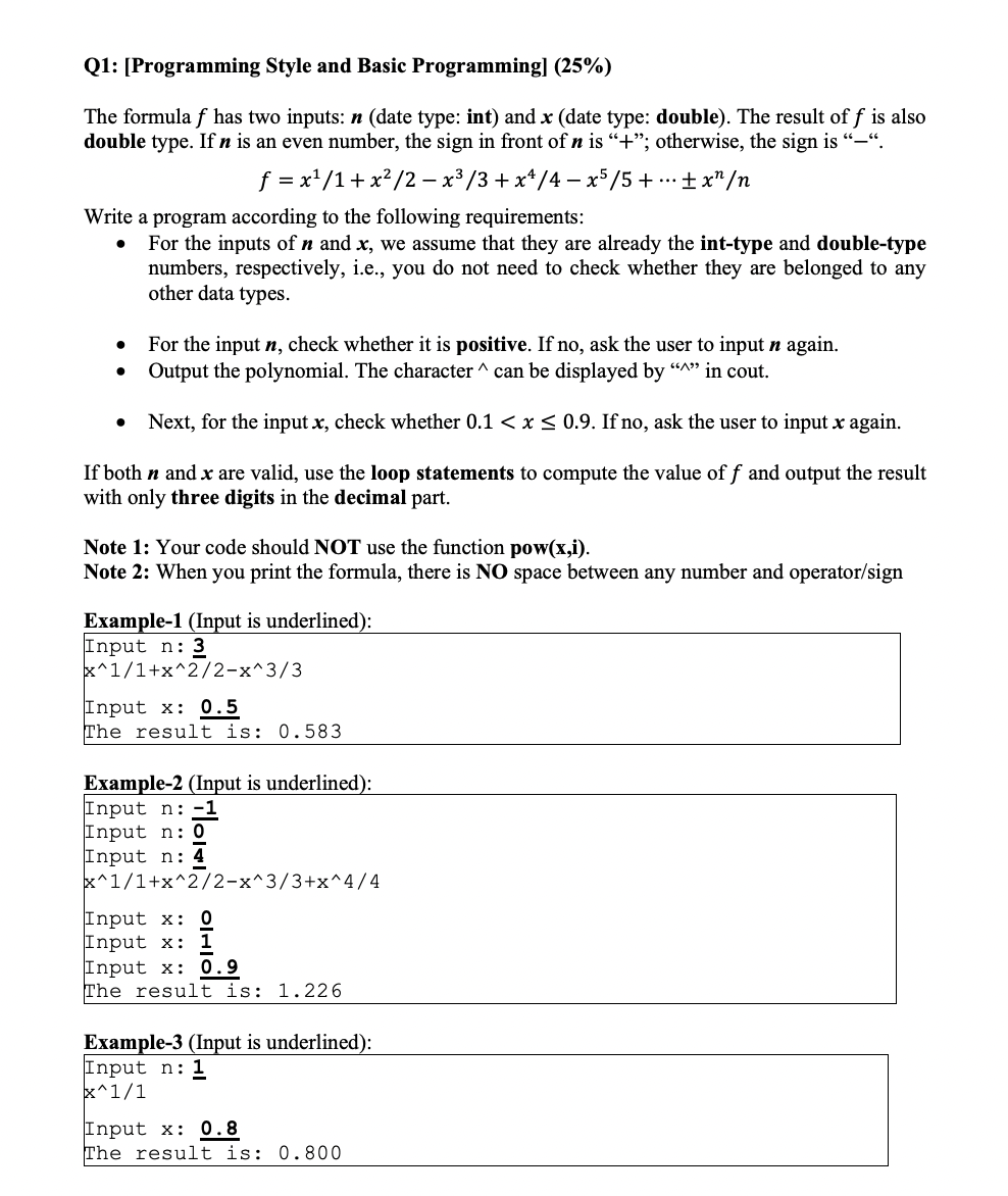 Solved Can you help with this c++ question ASAP? No | Chegg.com