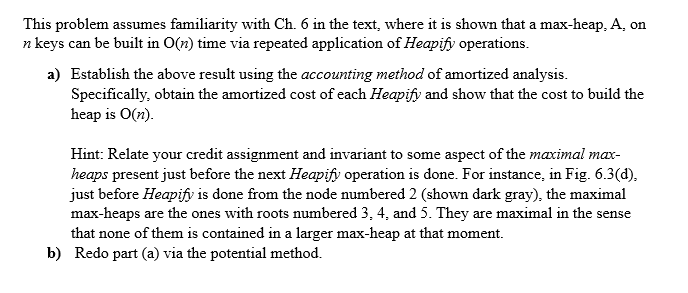 Solved This problem assumes familiarity with Ch.6 ﻿in the | Chegg.com