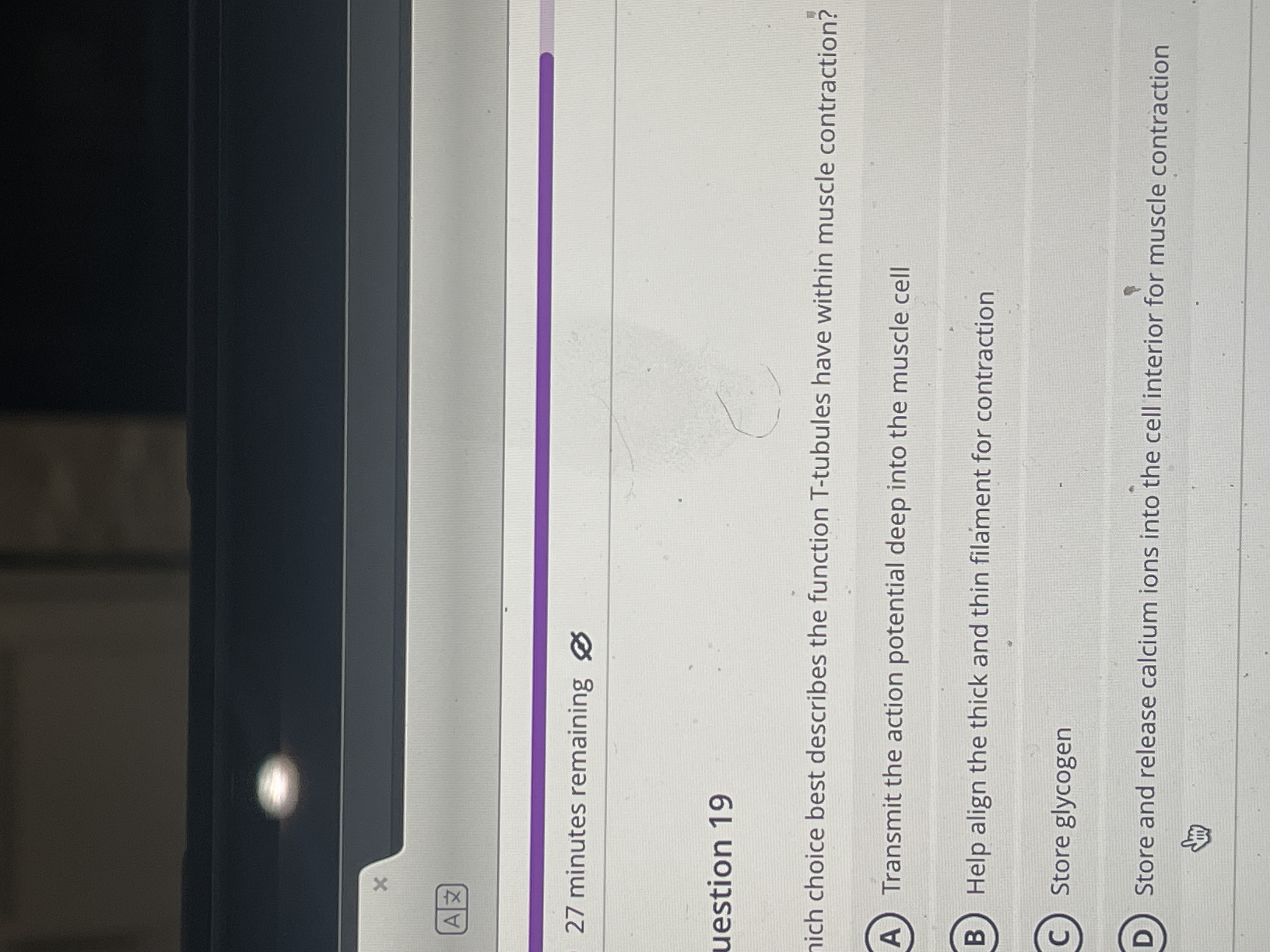 Solved uestion 19hich choice best describes the function | Chegg.com