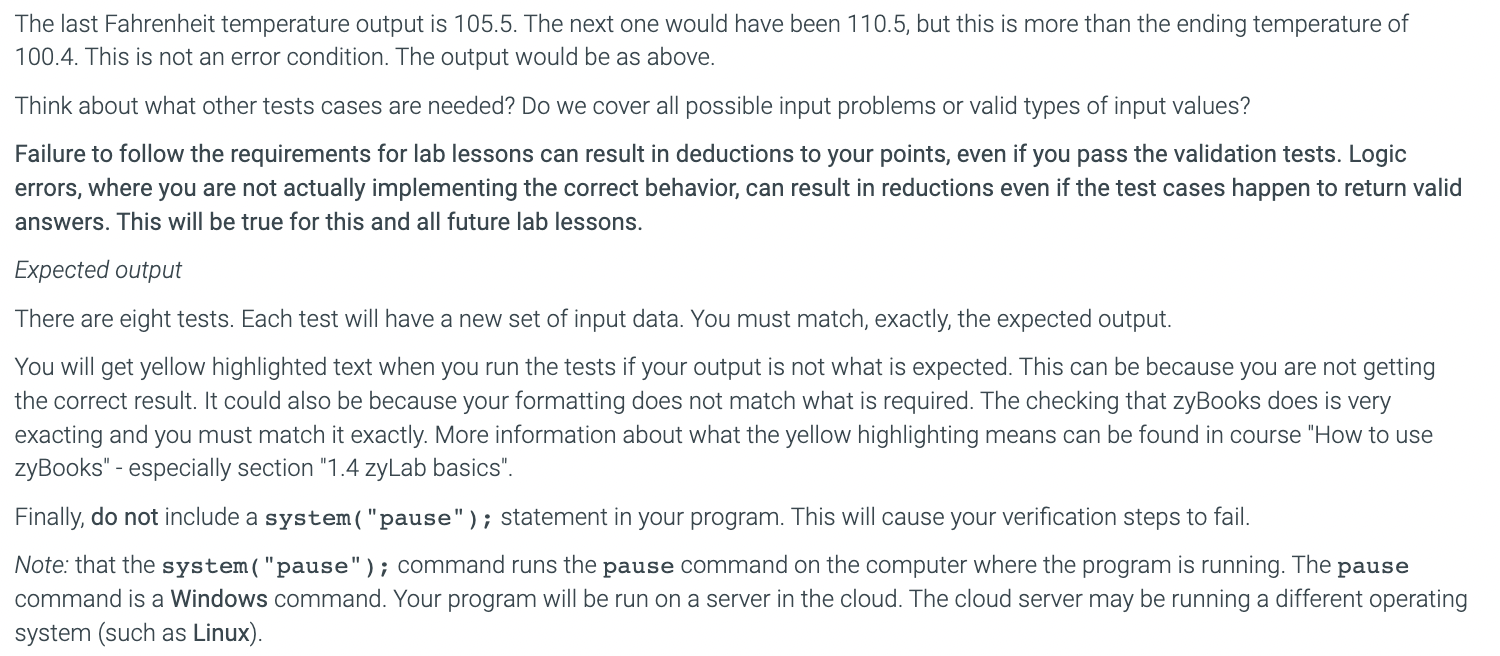 Solved General overview This program will convert a set of | Chegg.com