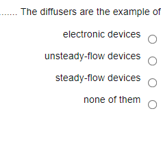 Solved The diffusers are the example of electronic devices | Chegg.com