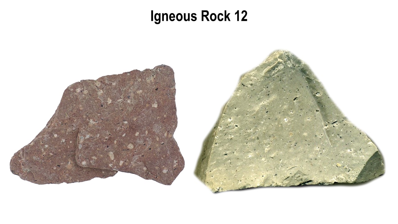 Solved Igneous Rock 12 | Chegg.com